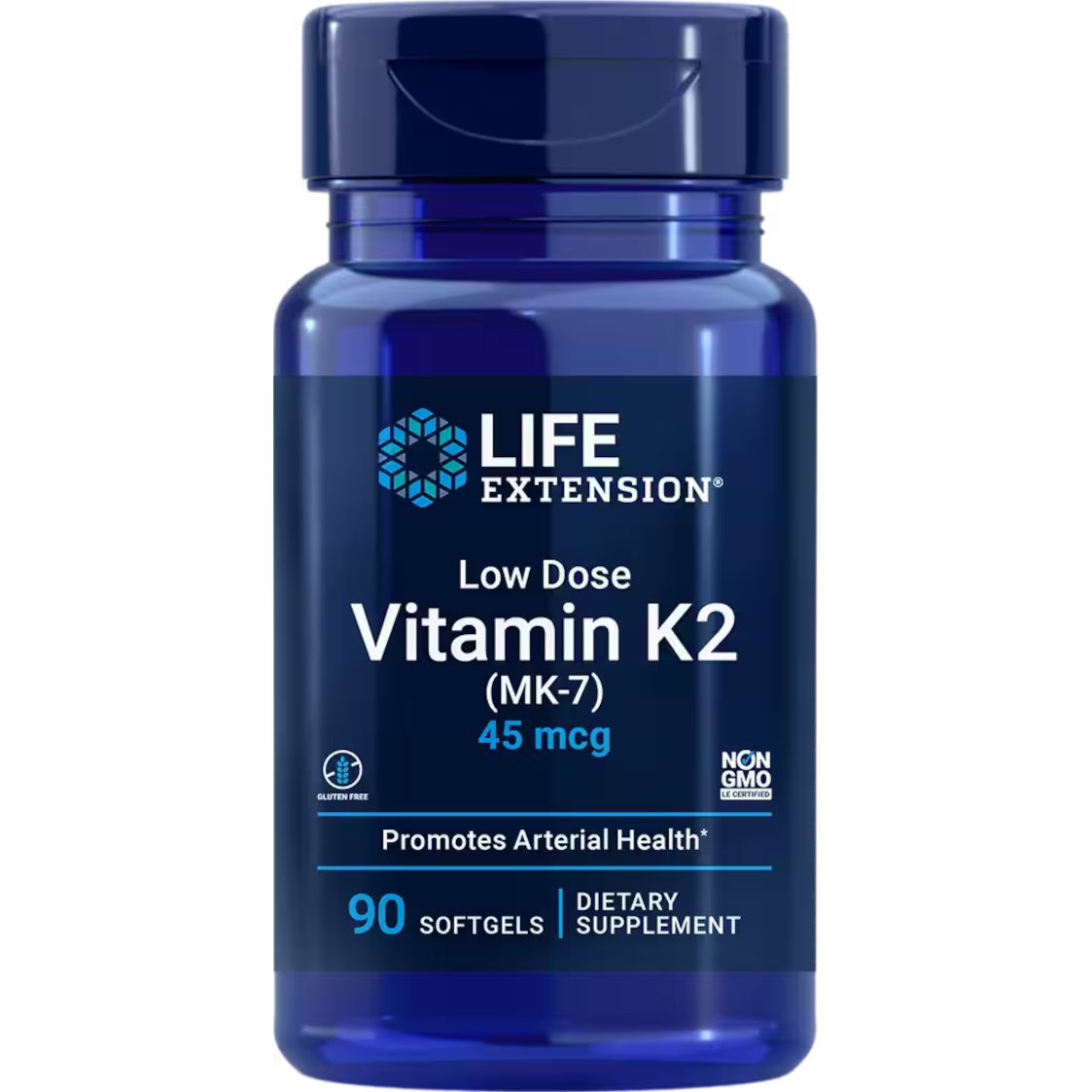 Life Extension Low-Dose K2 45 mcg - 90 Softgels | RIH/HAIOTB Stores