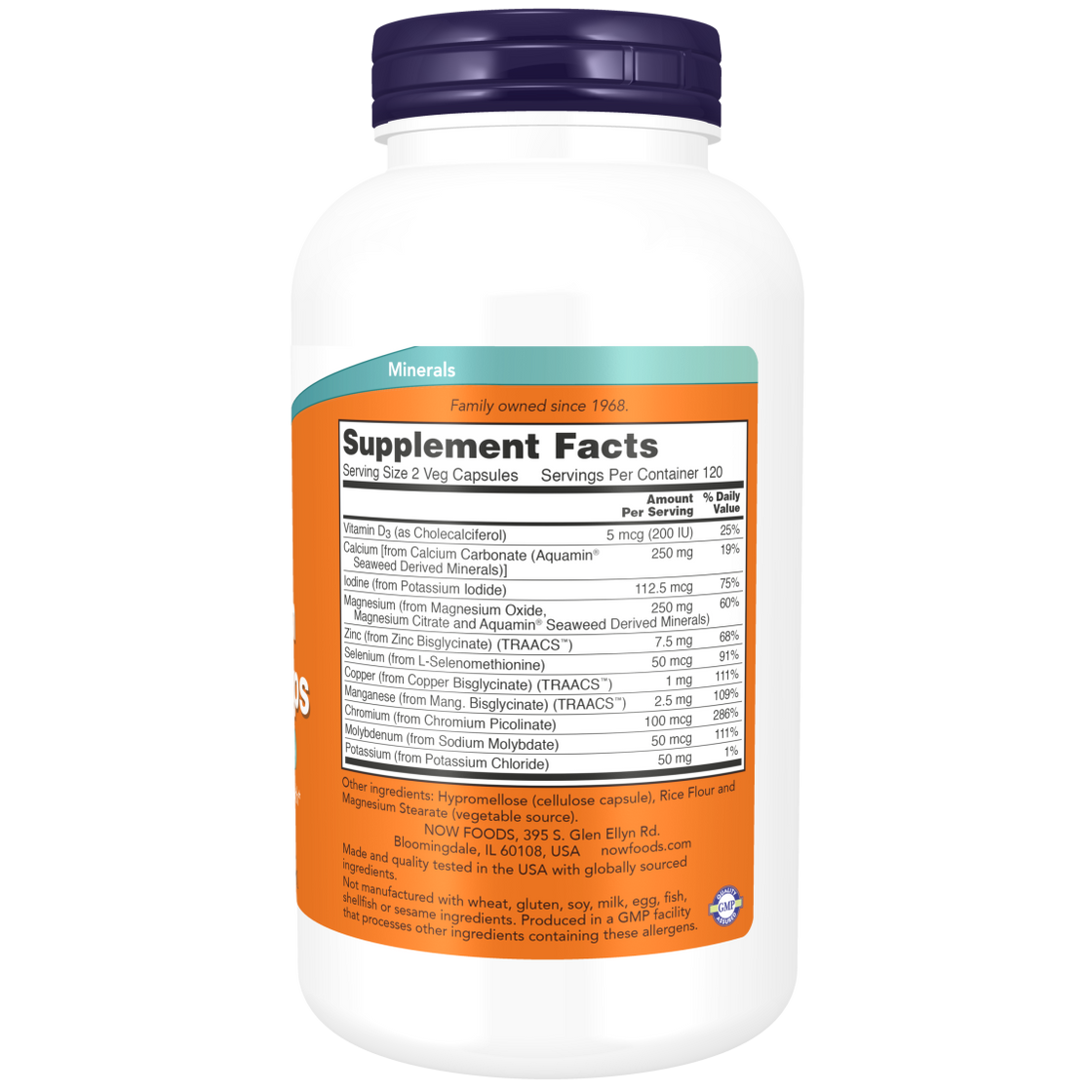 Now Foods Full Spectrum Mineral Caps - 240 Veg Capsules | RIH/HAIOTB Stores