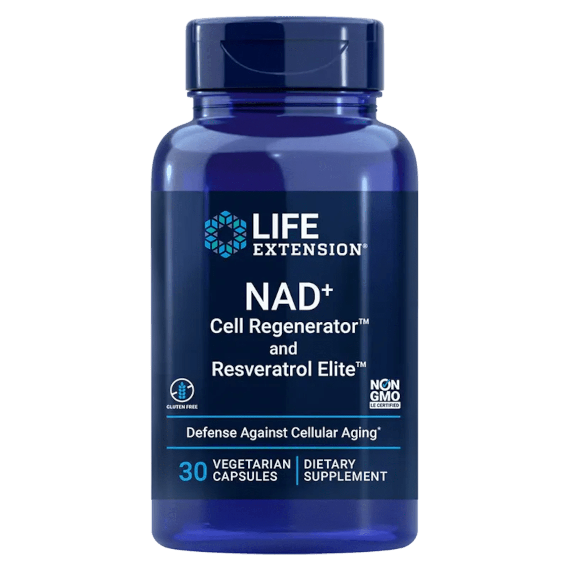 Life Extension NAD+ Cell Regenerator™ and Resveratrol Elite™ - 30 ...